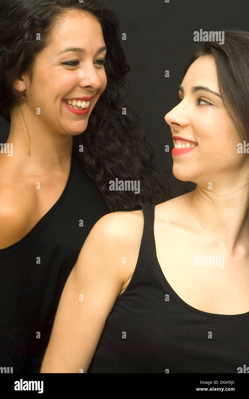 Two beautiful friends Stock Photo - Alamy