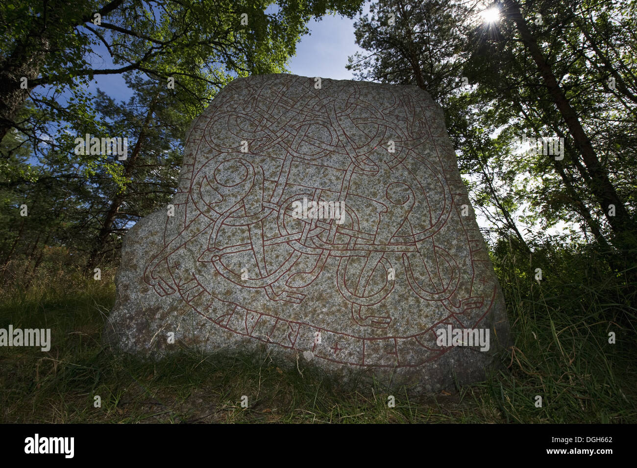 Rune stone runestone hi-res stock photography and images - Alamy