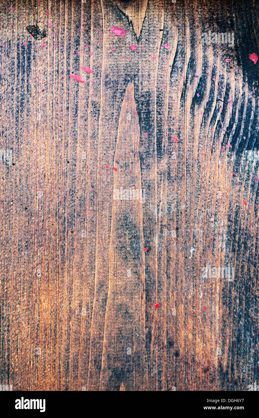 Stained Wood Texture with stains of paint Stock Photo - Alamy