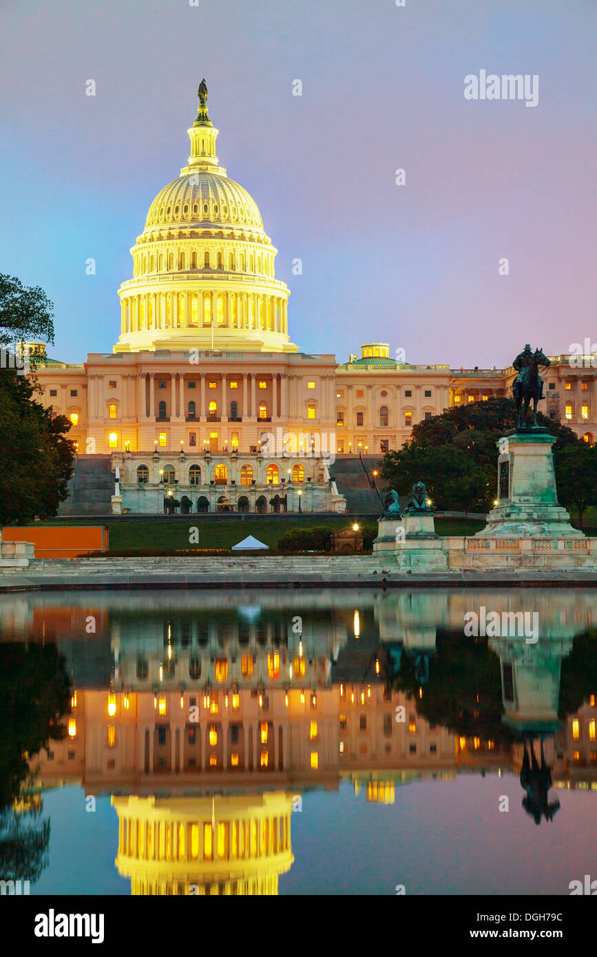 Capitol dome congress washington dc usa sunset hi-res stock photography ...