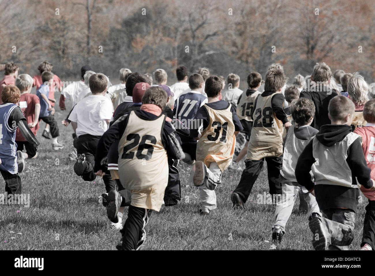 children running in a race Stock Photo - Alamy