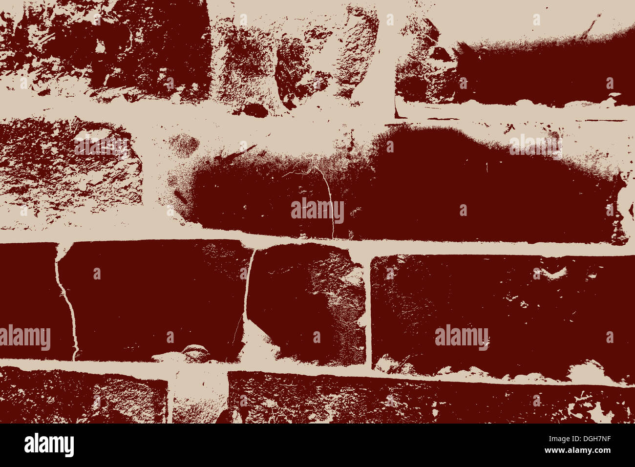 Distressed Brick Texture. EPS10 vector illustration Stock Photo - Alamy