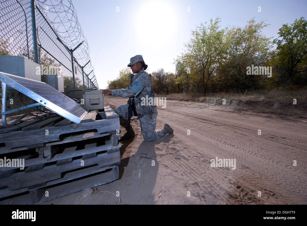 Airman 1st Class Keshia Robinson, a member of 376th Expeditionary ...