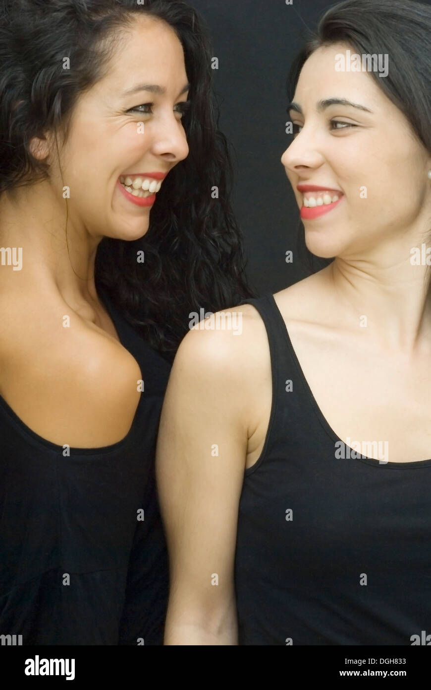 Two beautiful friends Stock Photo - Alamy