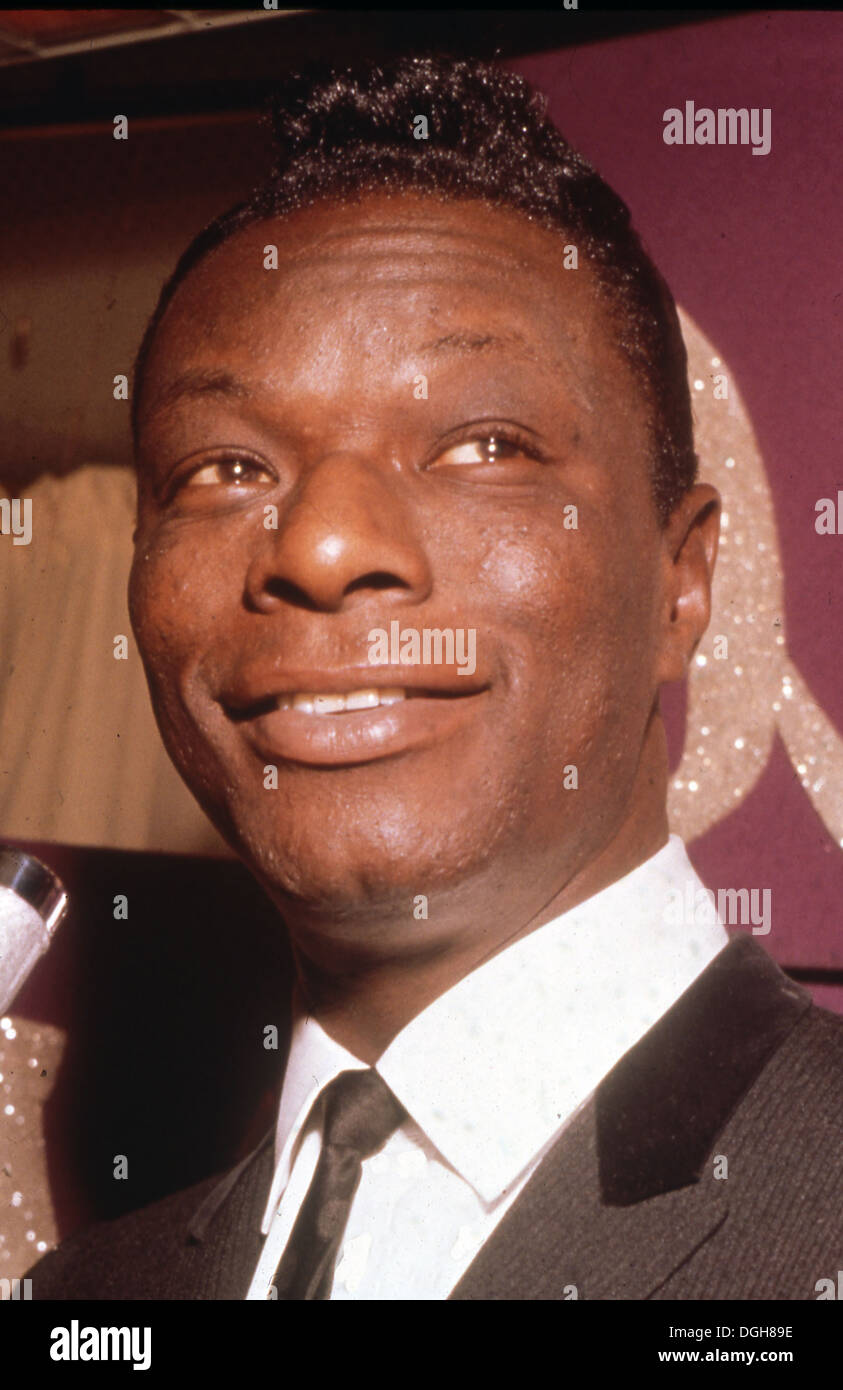 NAT KING COLE (1919-1965) American singer in 1964. Photo Tony Gale ...