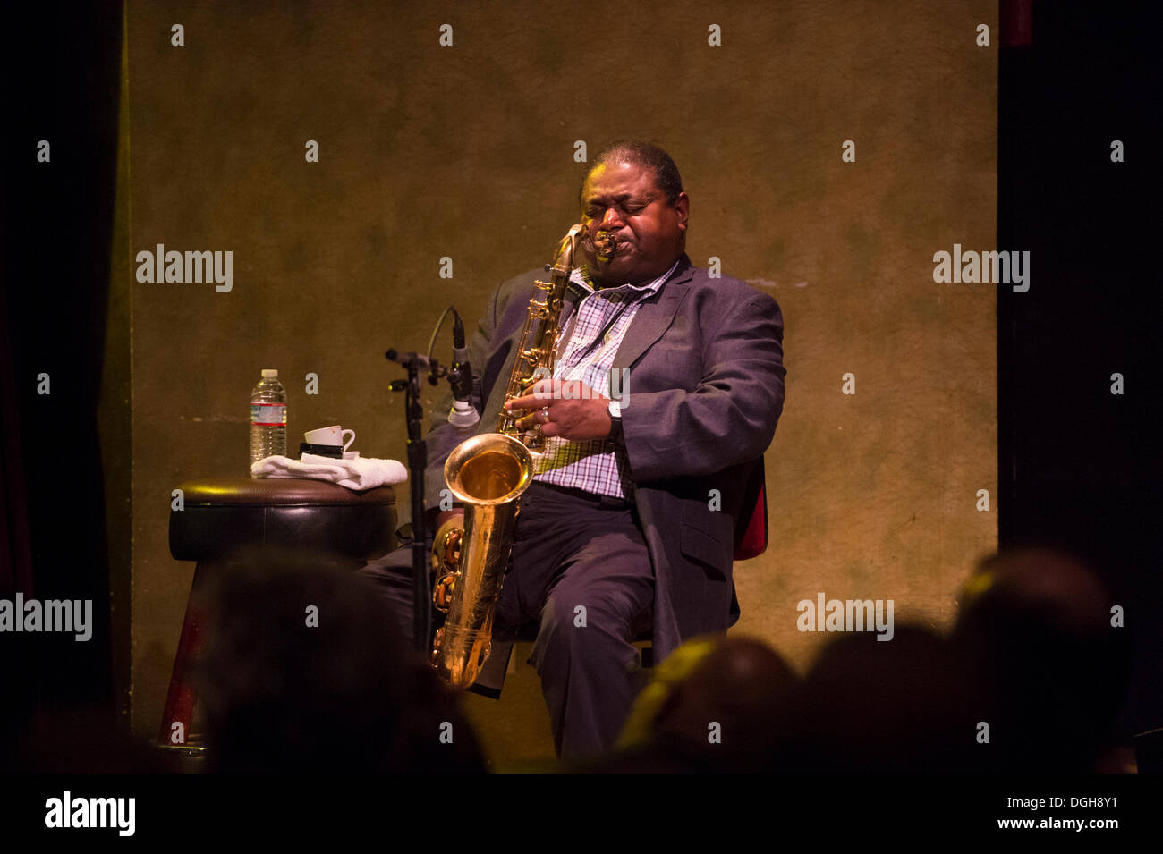Oakland, California, USA. 19th Oct, 2013. Sax player ALFRED ELLIS aka ...