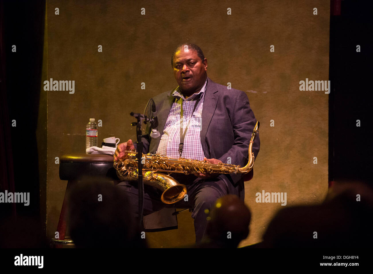 Oakland, California, USA. 19th Oct, 2013. Sax player ALFRED ELLIS aka ...