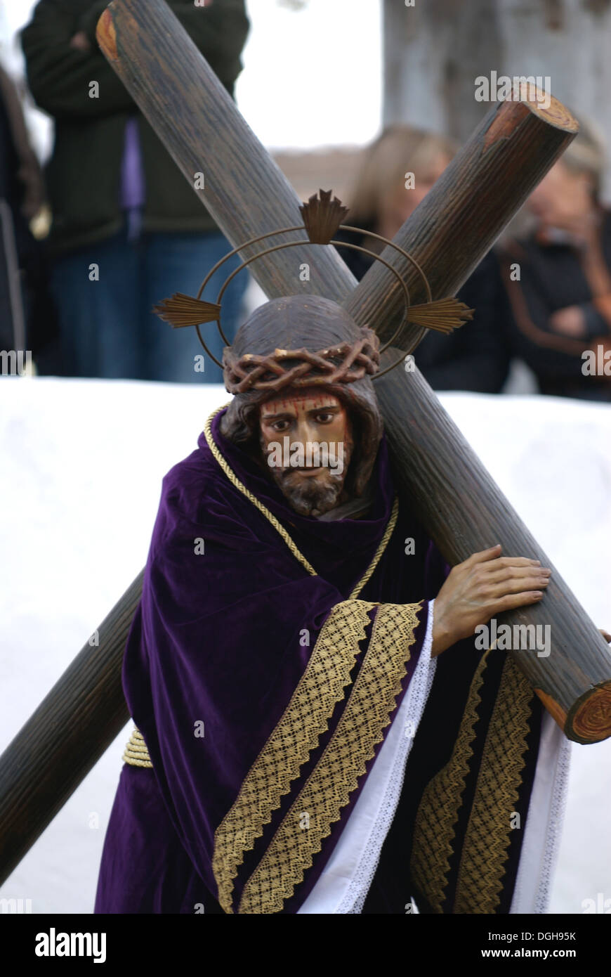 Good Friday Easter Parade in Santa Eulalia del Rio, Ibiza Stock Photo ...