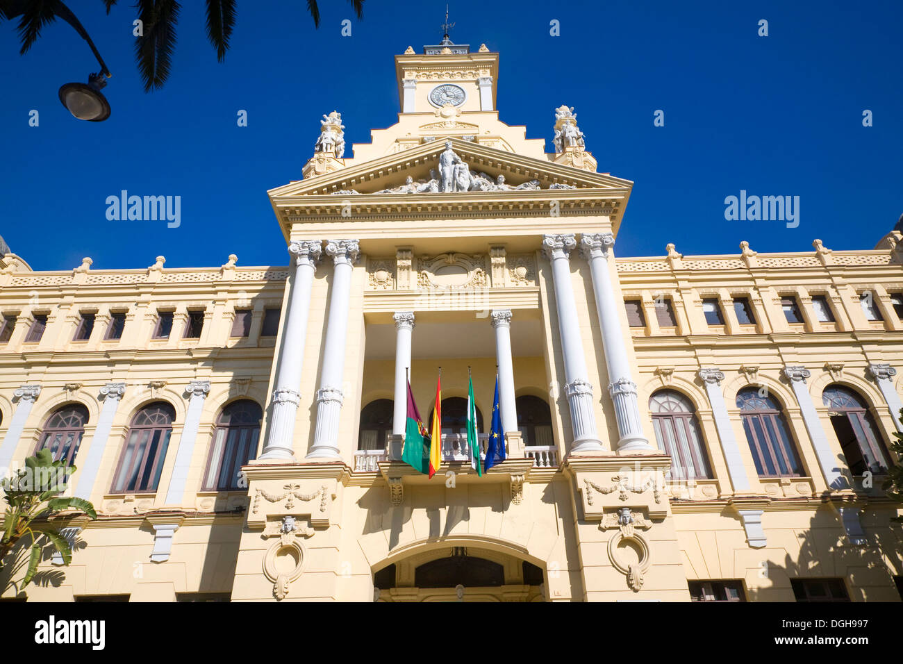 Malaga City Hall building Malaga Spain designed by Fernando Guerrero ...
