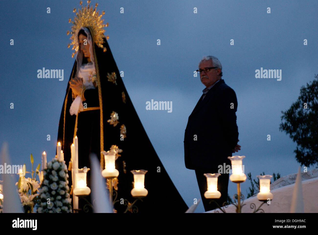 Good Friday Easter Parade in Santa Eulalia del Rio, Ibiza Stock Photo ...