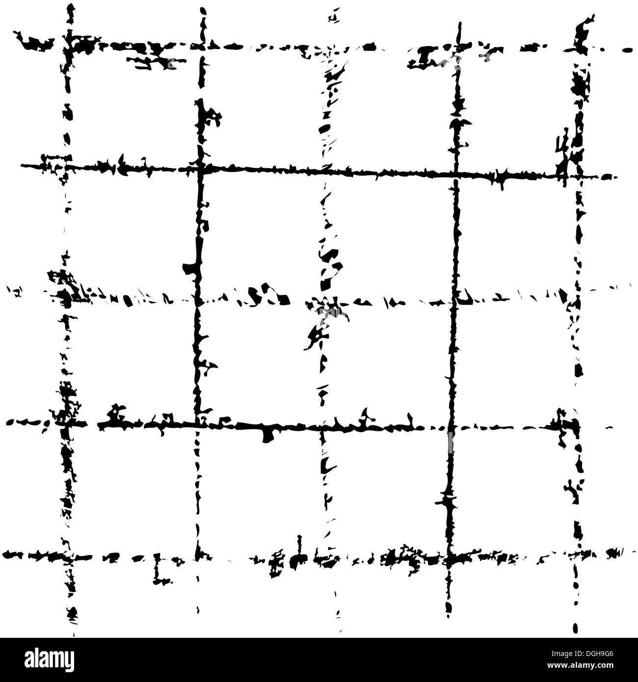 Scratched grid. EPS10 vector Stock Photo - Alamy