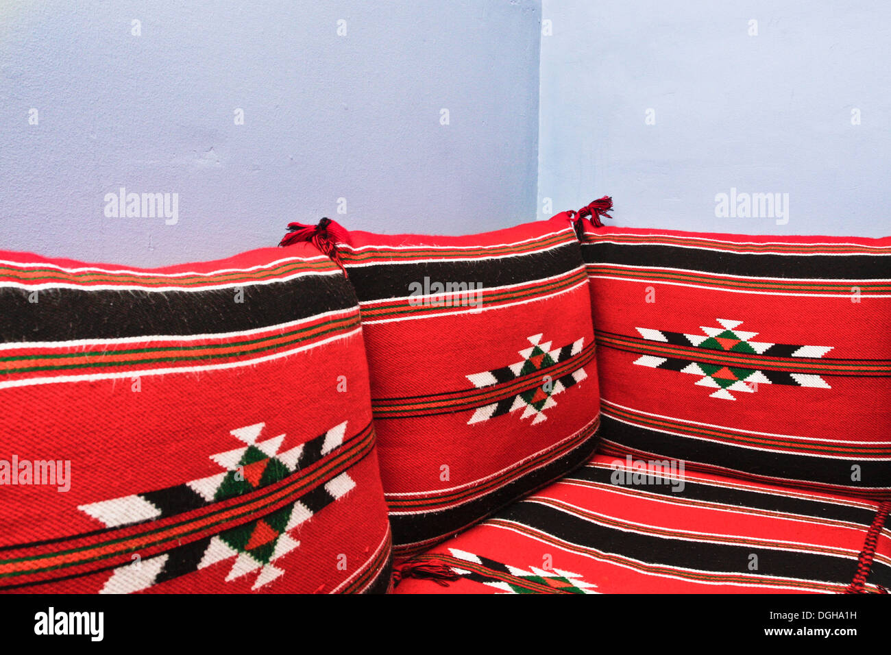 Traditional arabian seating area, majlis, from Qatar Stock Photo - Alamy