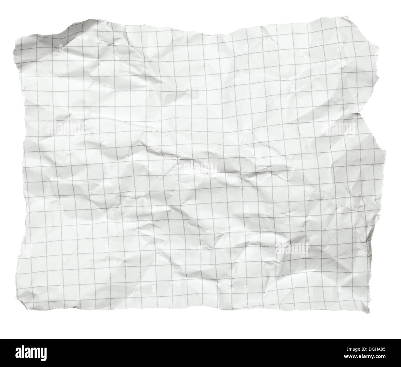 Old letter paper fold Cut Out Stock Images & Pictures - Alamy