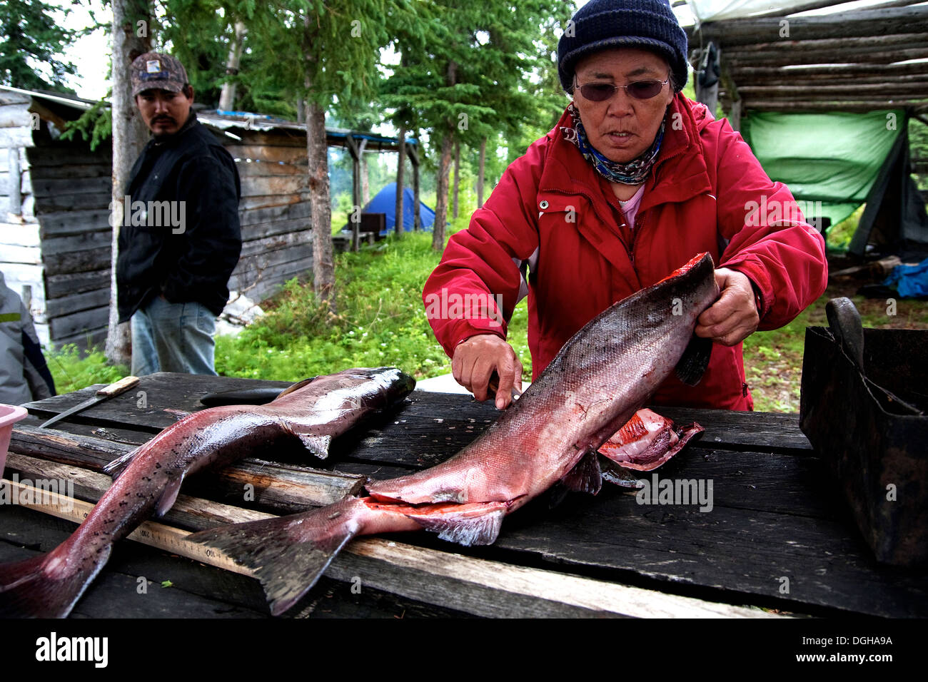 Alaskan indian family hi-res stock photography and images - Alamy