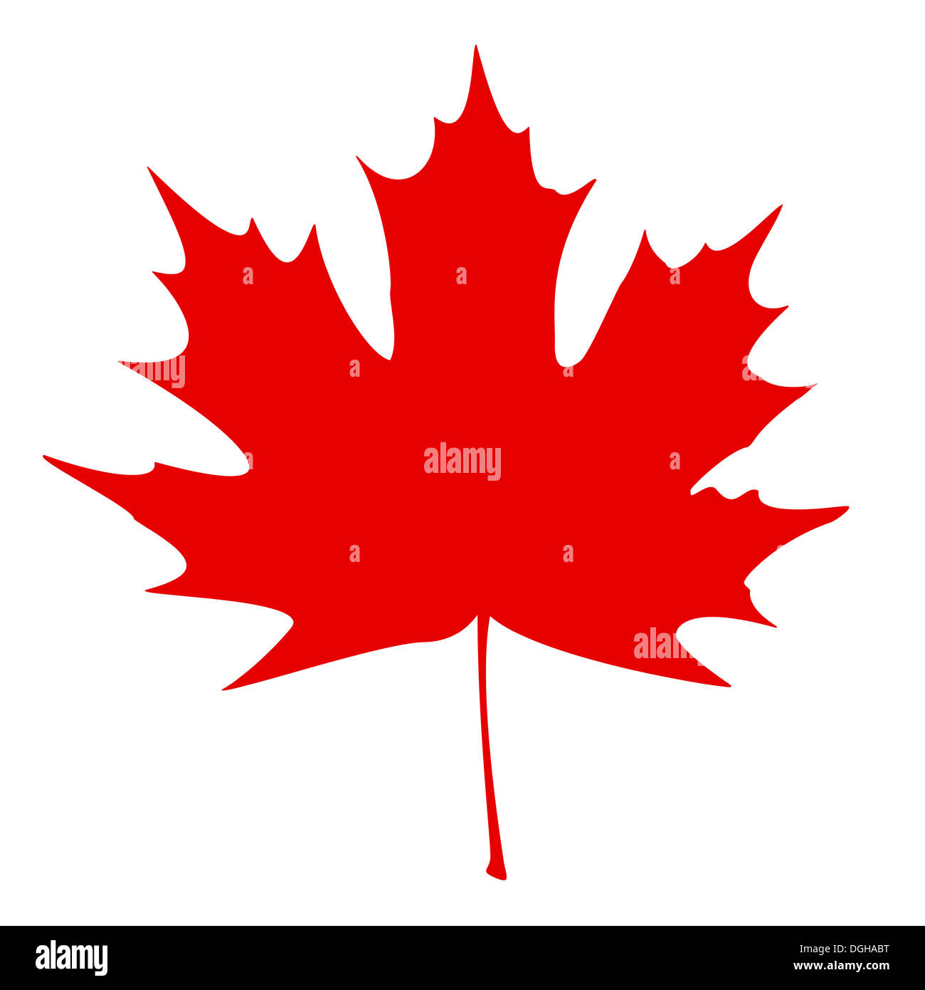 Stylized Canadian flag. EPS10 vector illustration Stock Photo - Alamy