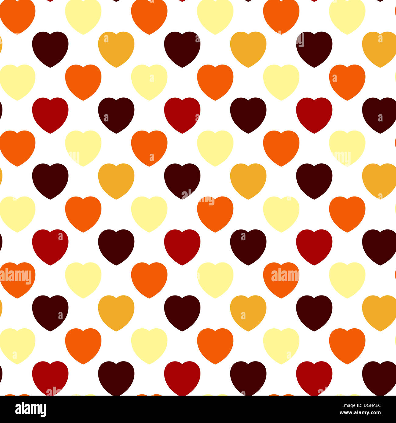 Abstract seamless background - Multicolored hearts Stock Photo - Alamy