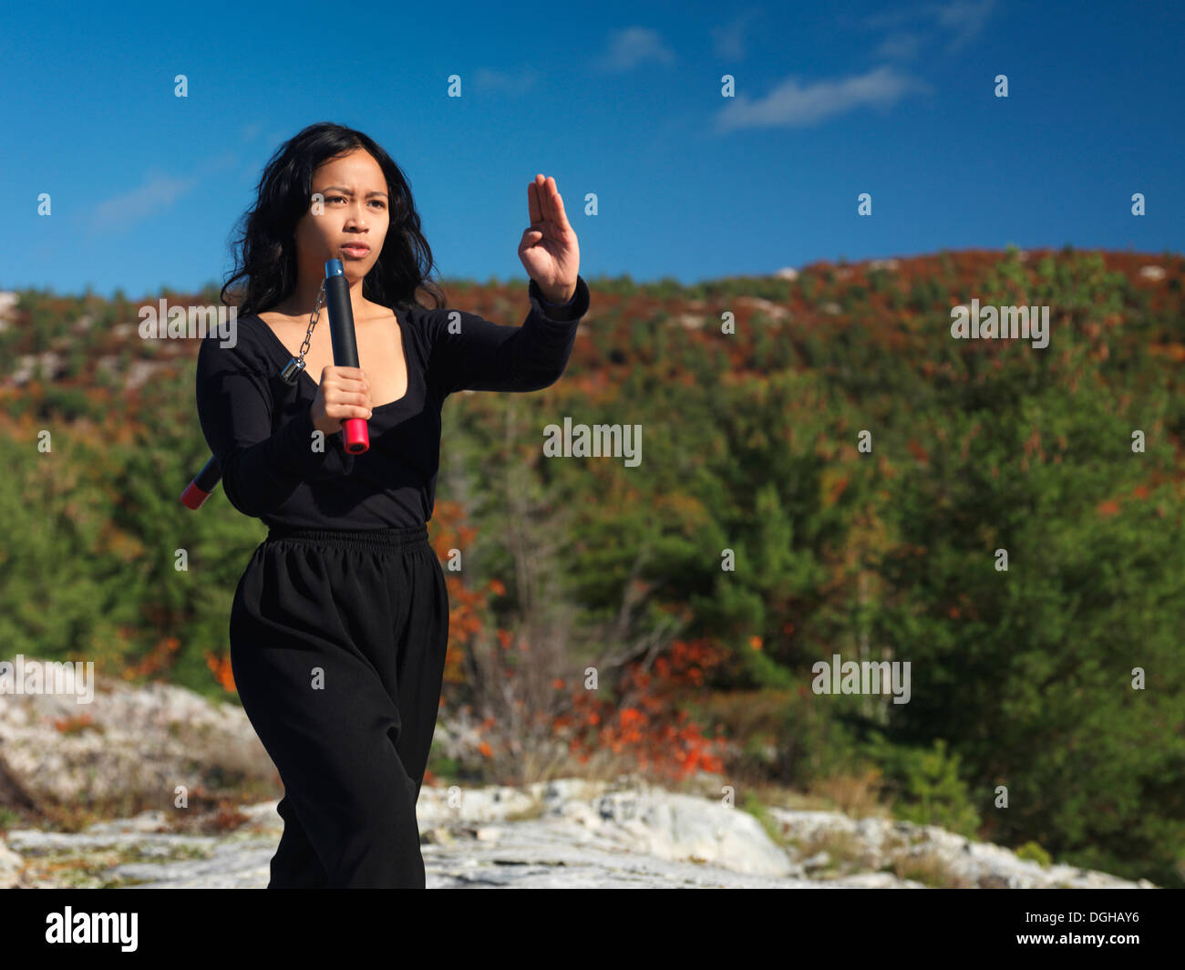Nunchuck High Resolution Stock Photography and Images - Alamy