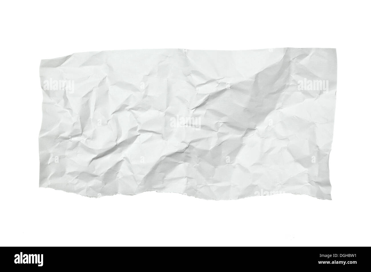 Paper blank page curled Cut Out Stock Images & Pictures - Alamy