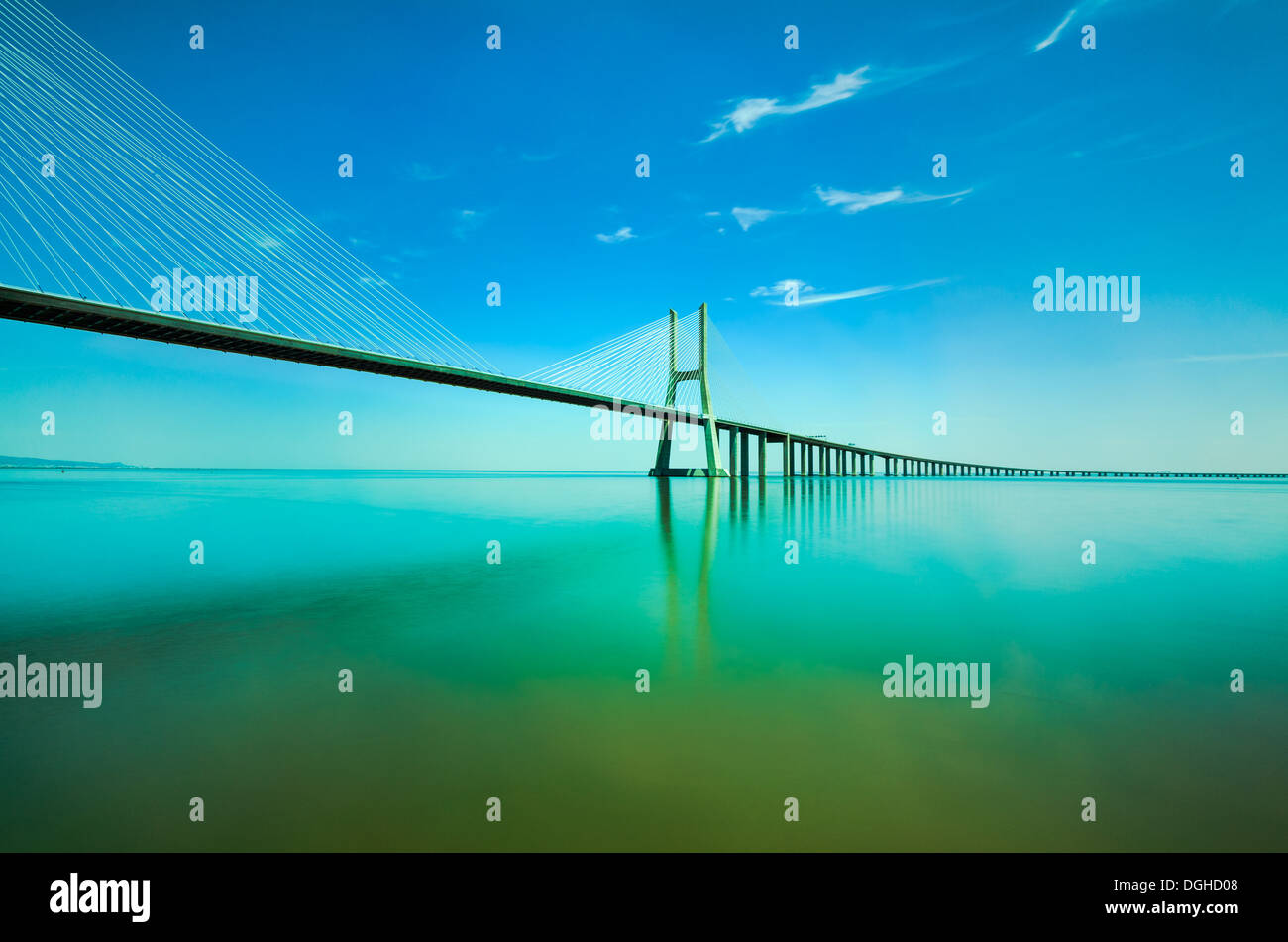 Vasco da gama bridge tejo river hi-res stock photography and images - Alamy