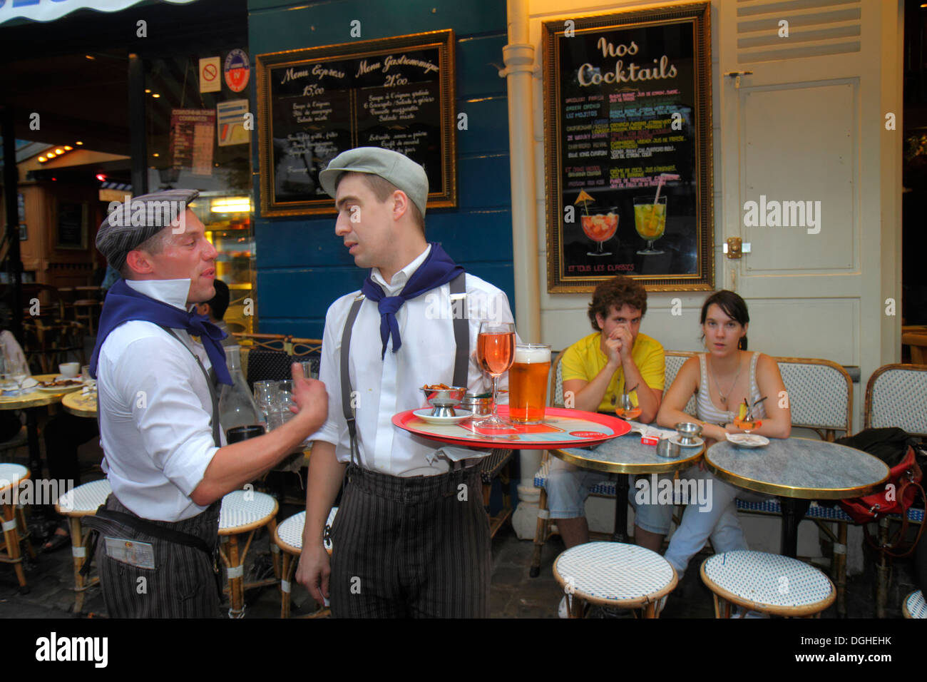 Working In A Paris Cafe High Resolution Stock Photography and Images ...