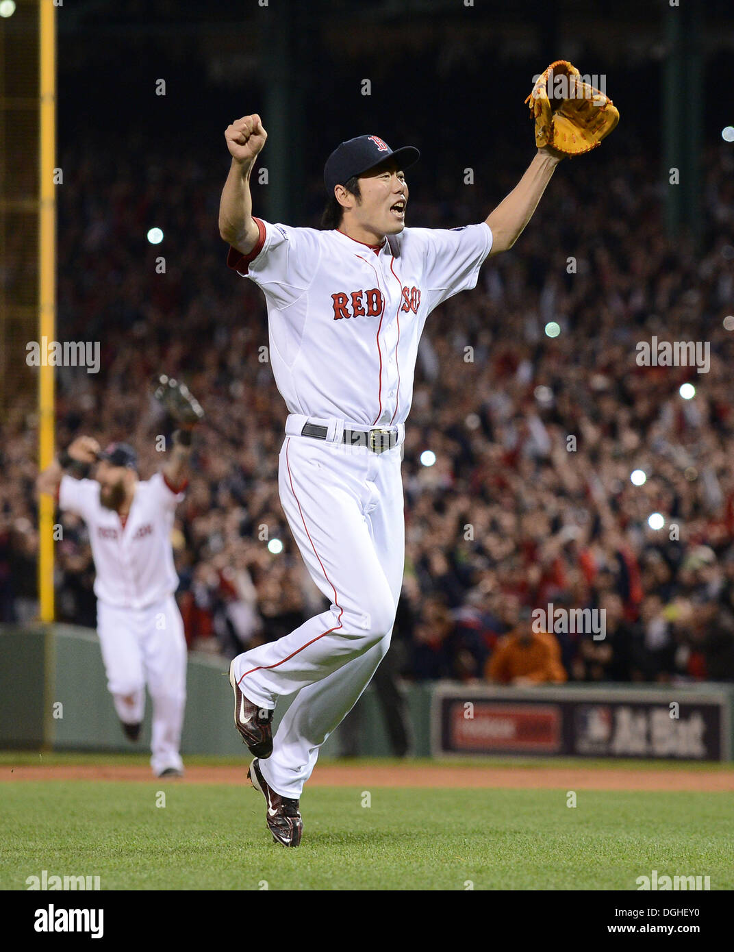 Boston, Massachusetts, USA. 19th Oct, 2013. Koji Uehara (Red Sox) MLB ...
