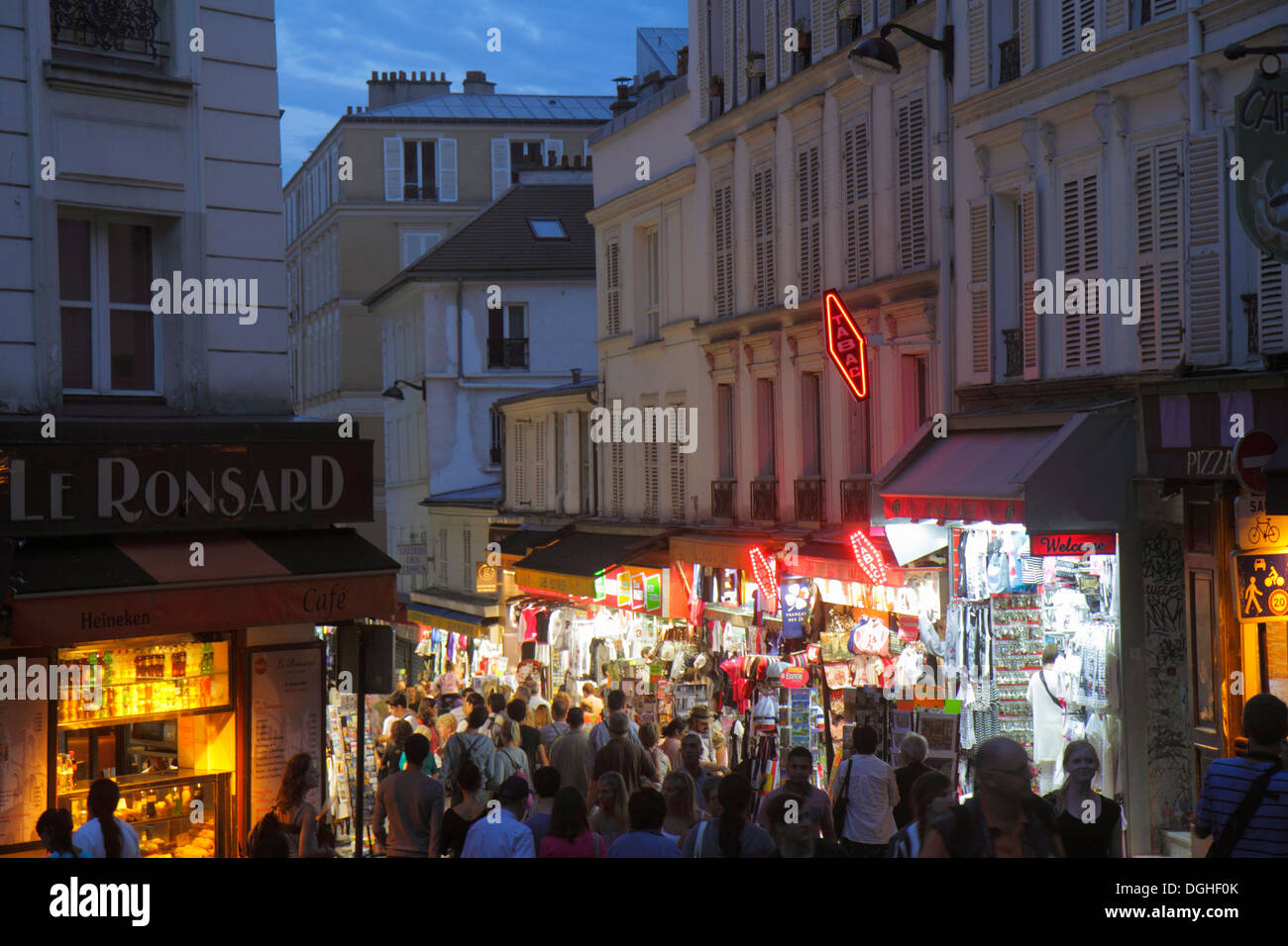 Paris France,18th arrondissement,Montmatre,Place Saint St. Pierre,Rue ...