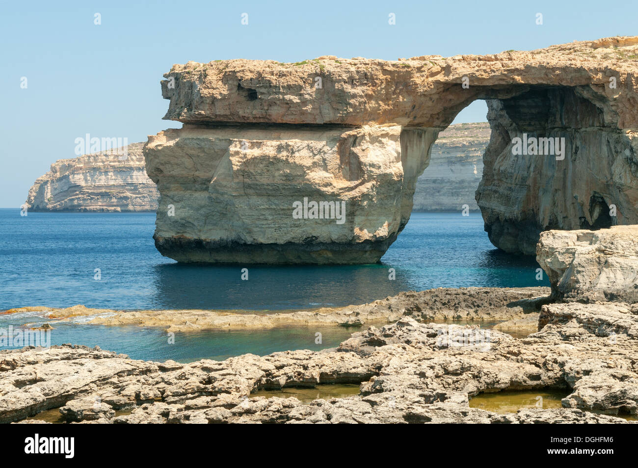 Azure Window, Dwejra, Gozo, Malta Stock Photo - Alamy