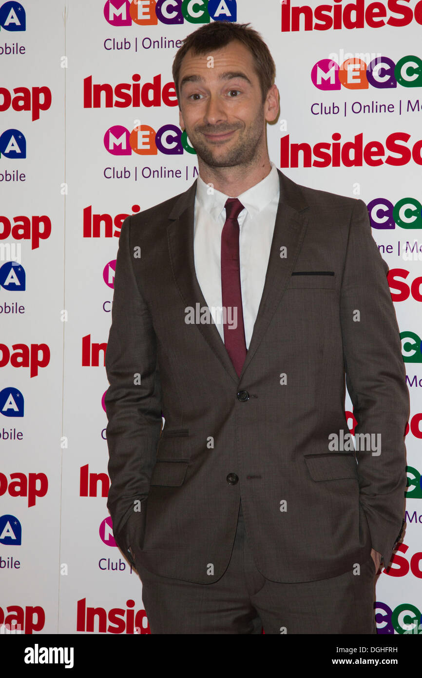 London, UK. 21 October 2013. Coronation Street actor Charlie Condou at ...