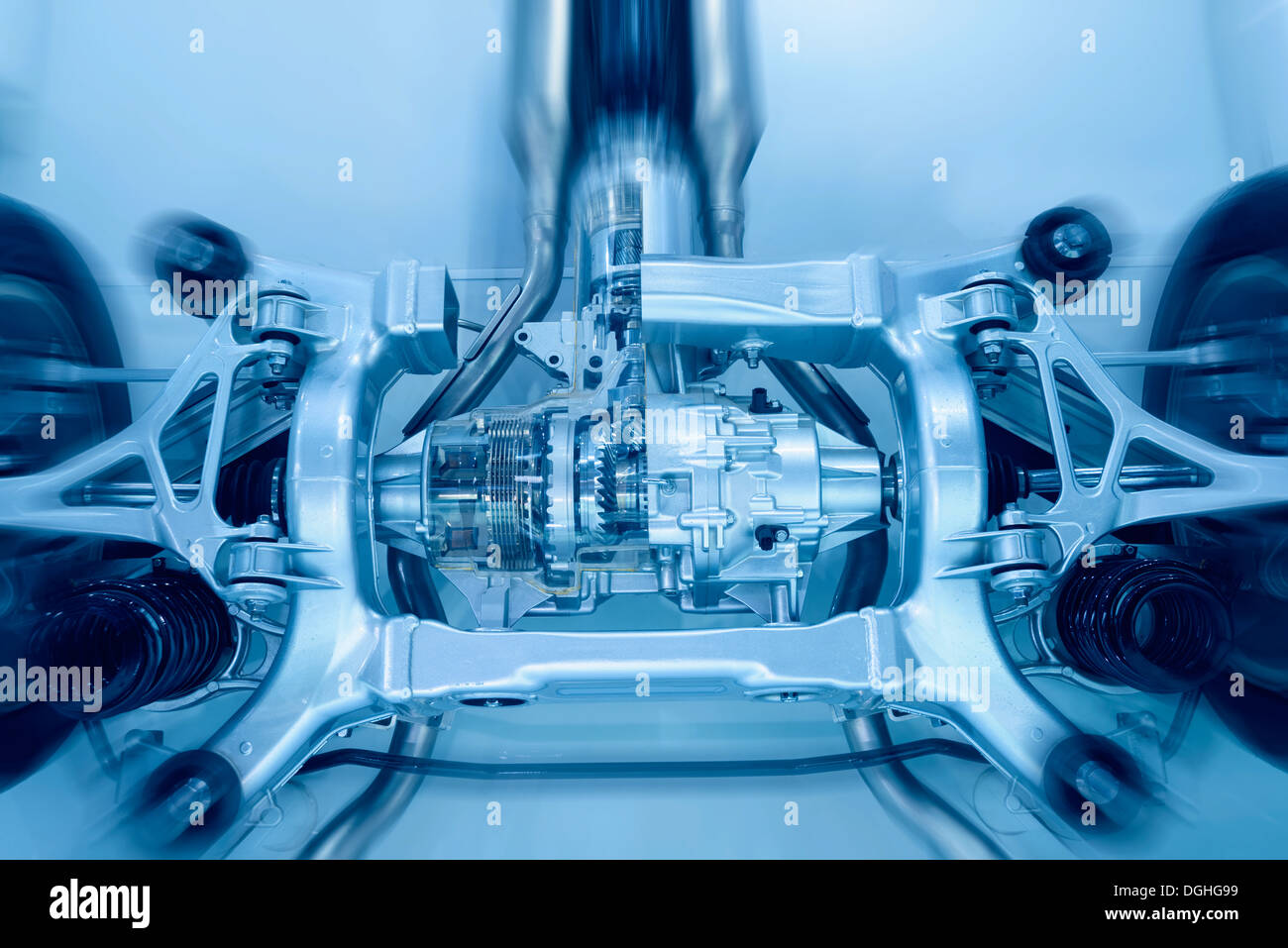The car's engine closeup Stock Photo - Alamy