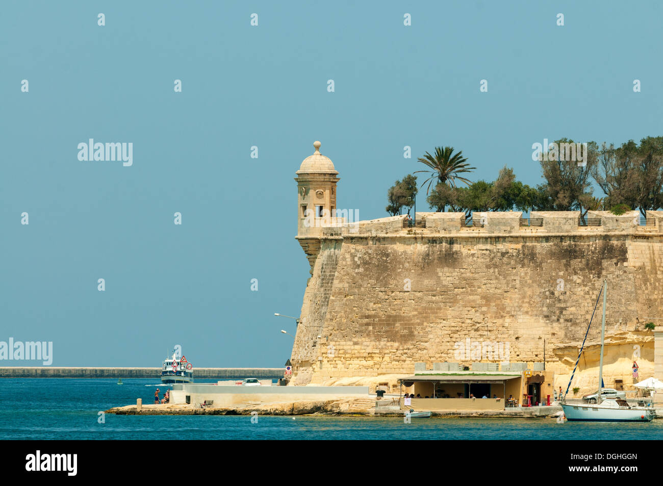 Watchtower on Fort St Michael, Senglea, Malta Stock Photo - Alamy