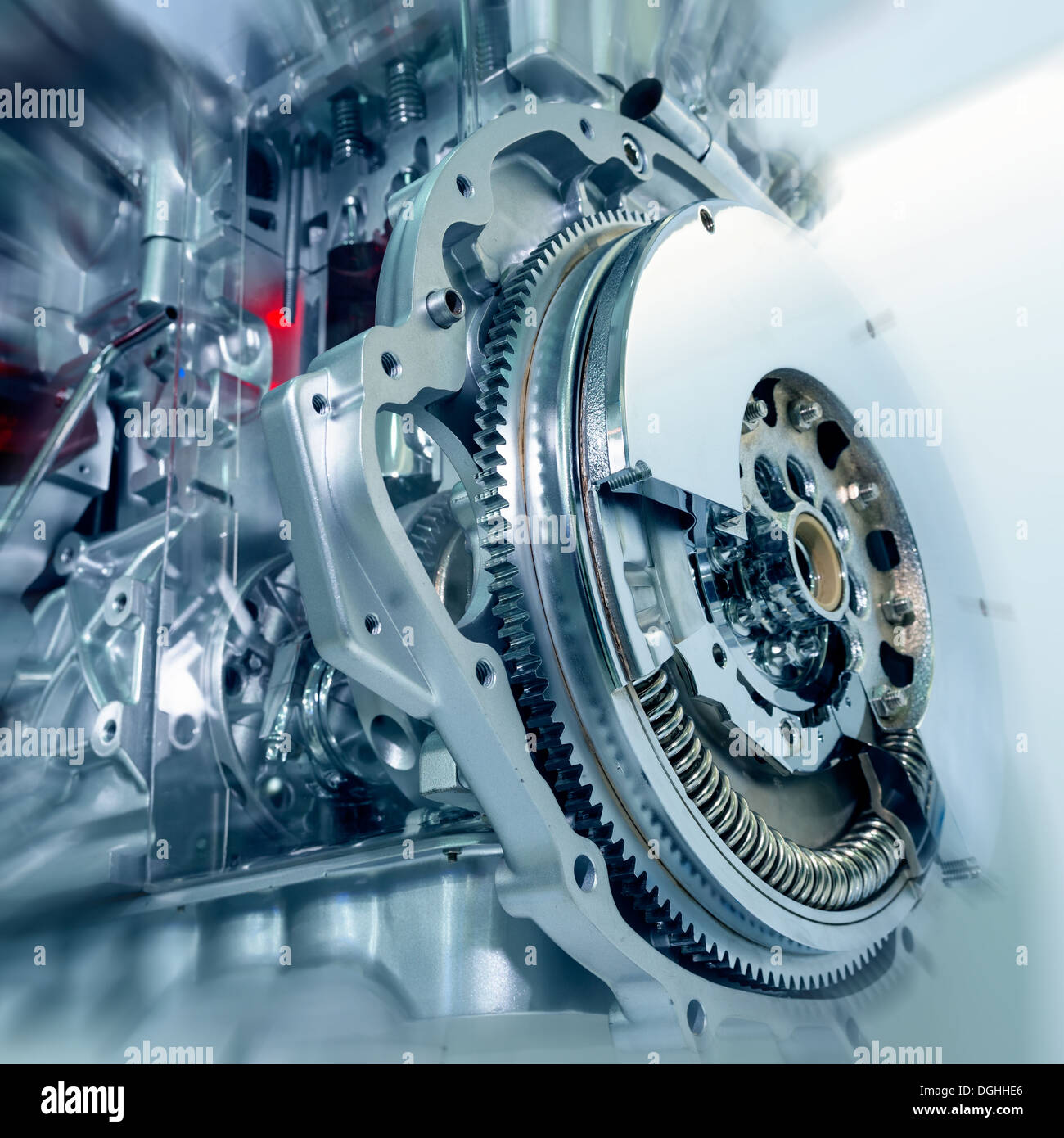 The car's engine closeup Stock Photo - Alamy