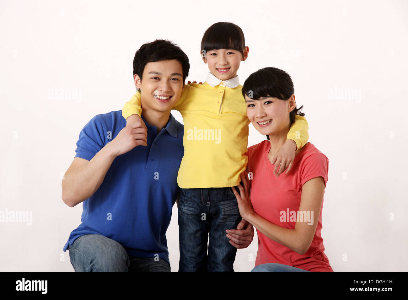 East Asian Domestic Life,East Asian One Child Family, Daughter ...