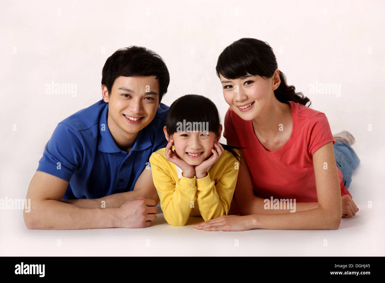 East asian one child family hi-res stock photography and images - Alamy
