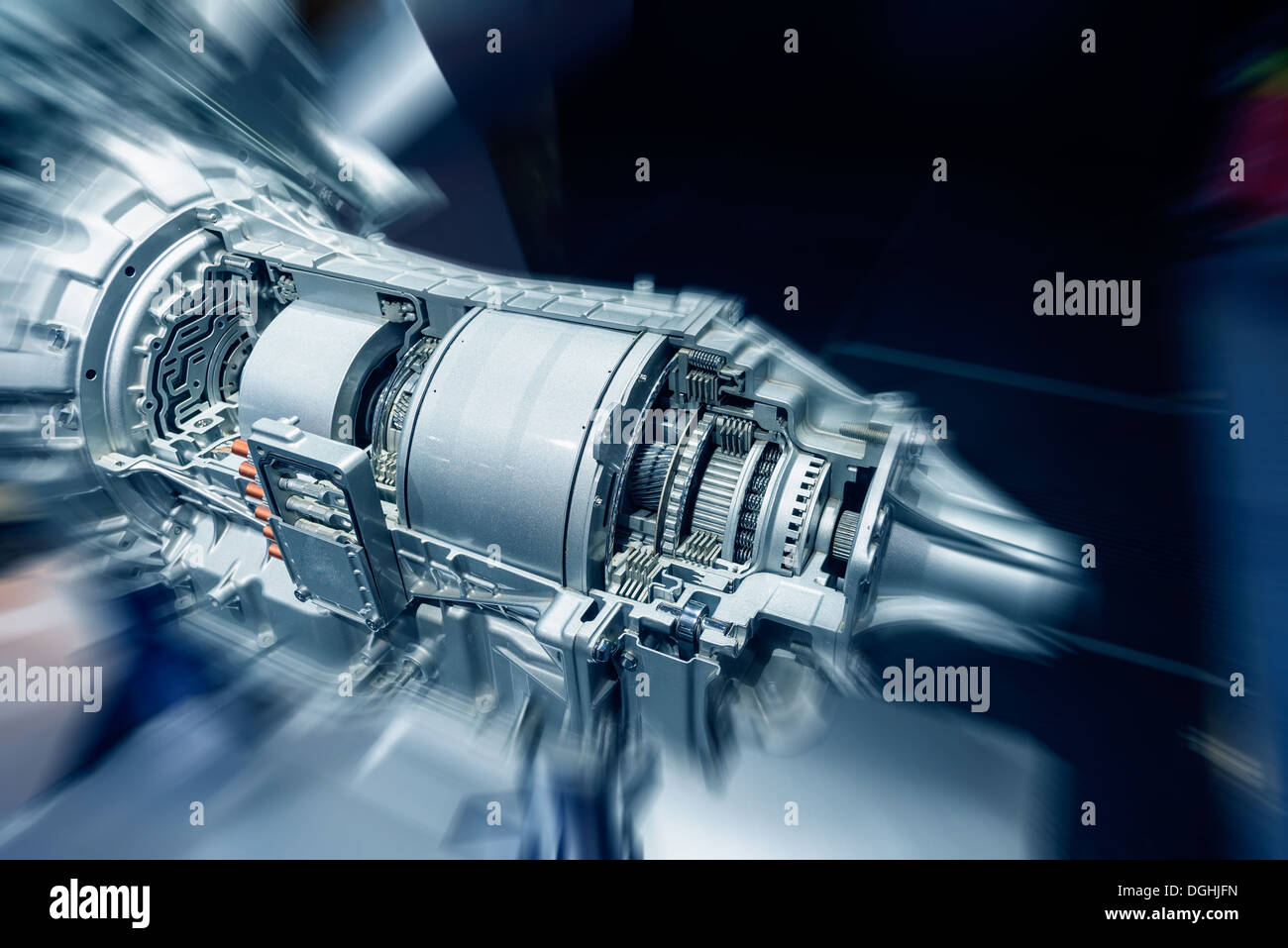 The car's engine closeup Stock Photo - Alamy