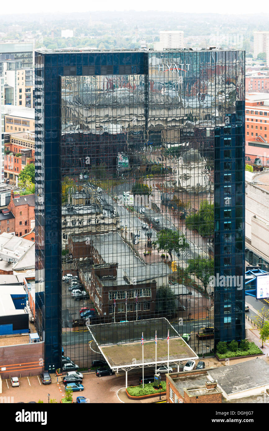 The Hyatt hotel, Broad Street, Birmingham, West Midlands, England, UK ...