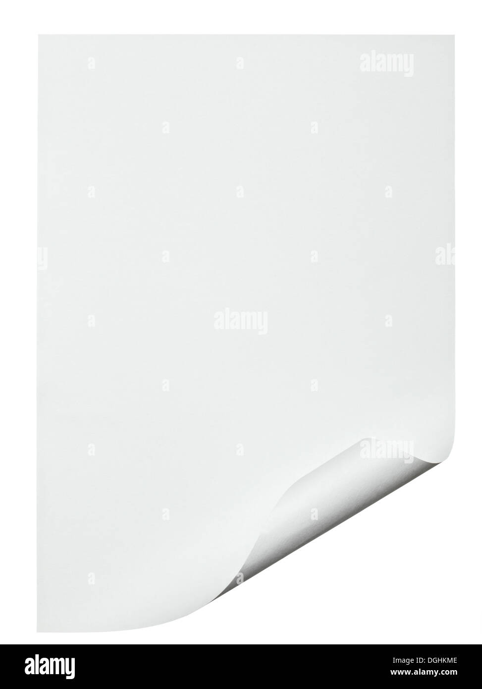 Parchment paper curled corner hi-res stock photography and images - Alamy