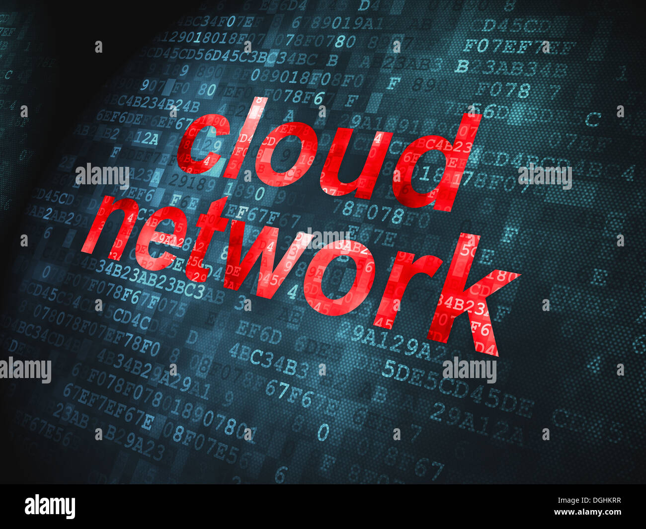Cloud computing technology, networking concept: Cloud Network on Stock ...