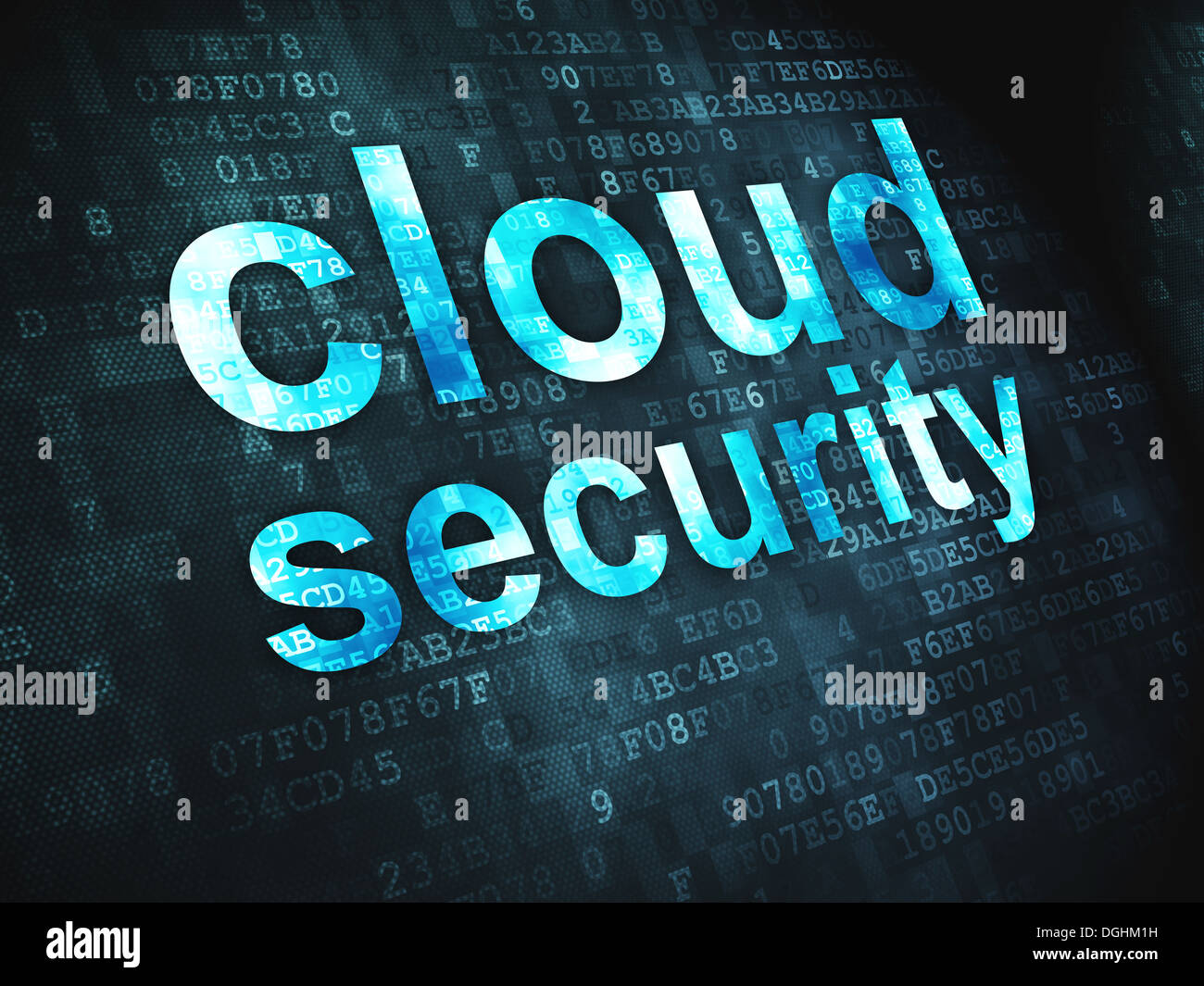 Cloud computing technology, networking concept: Cloud Security o Stock ...