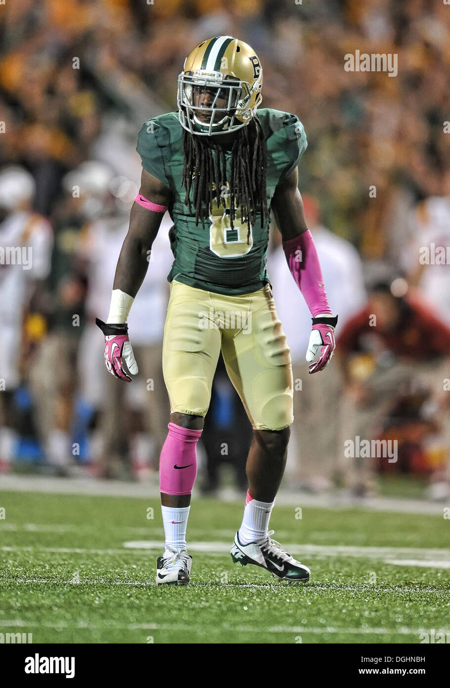 Baylor Bears cornerback K.J. Morton (8) in action.during an NCAA ...