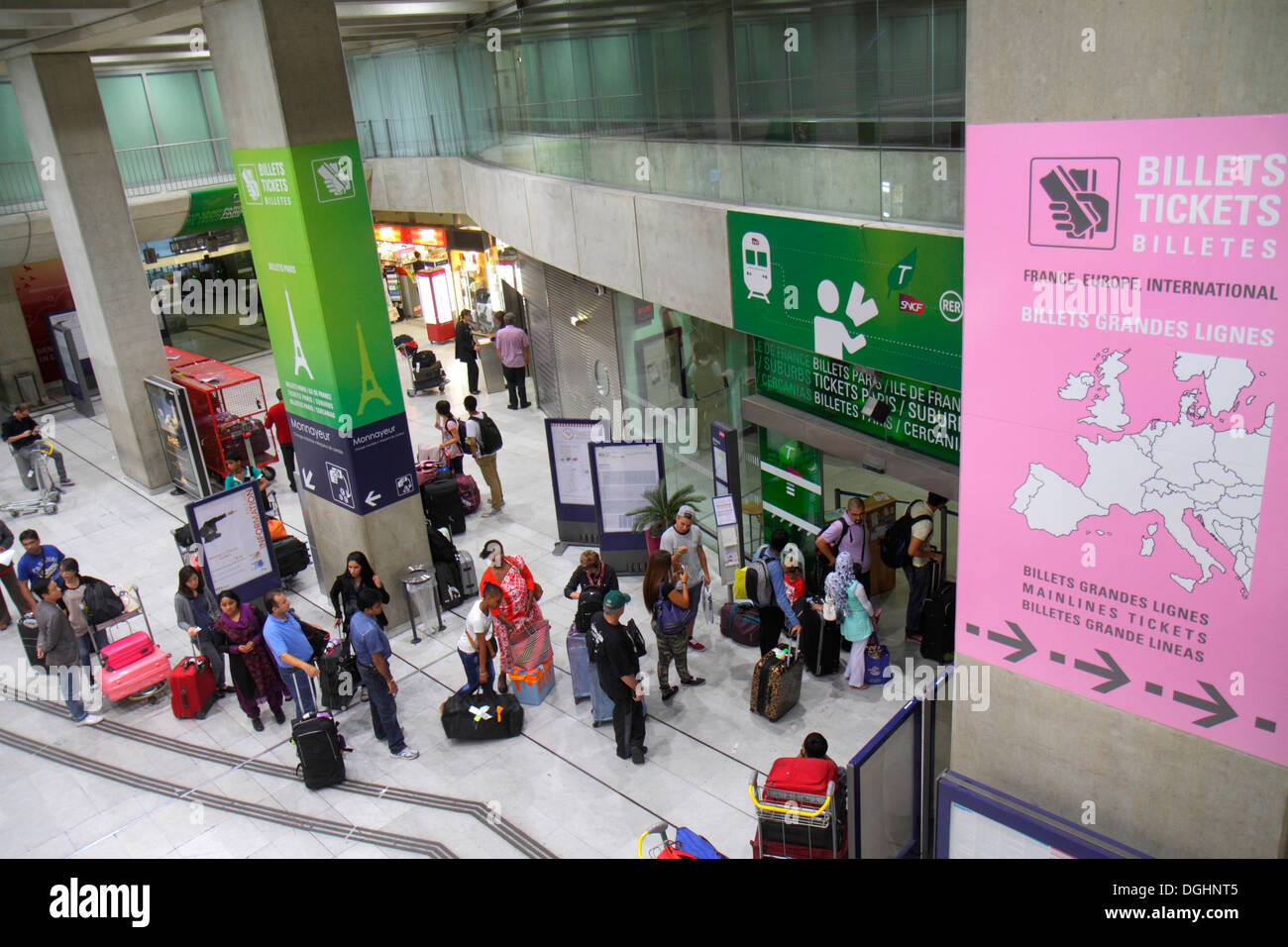 Paris France,Europe,French,CDG,Charles de Gaulle Airport,ticket office ...