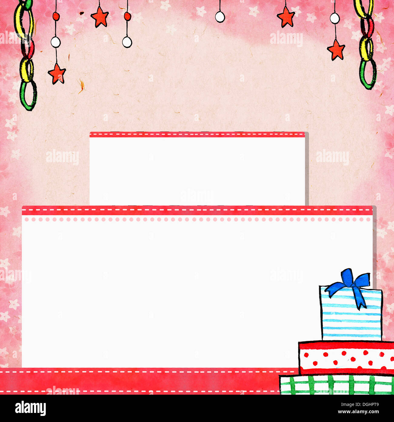 illustration of memo template in a concept of a cake Stock Photo - Alamy