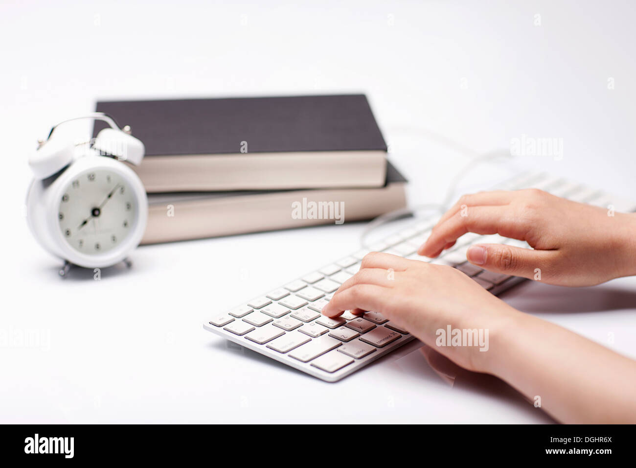 Keyboard and hand hi-res stock photography and images - Alamy