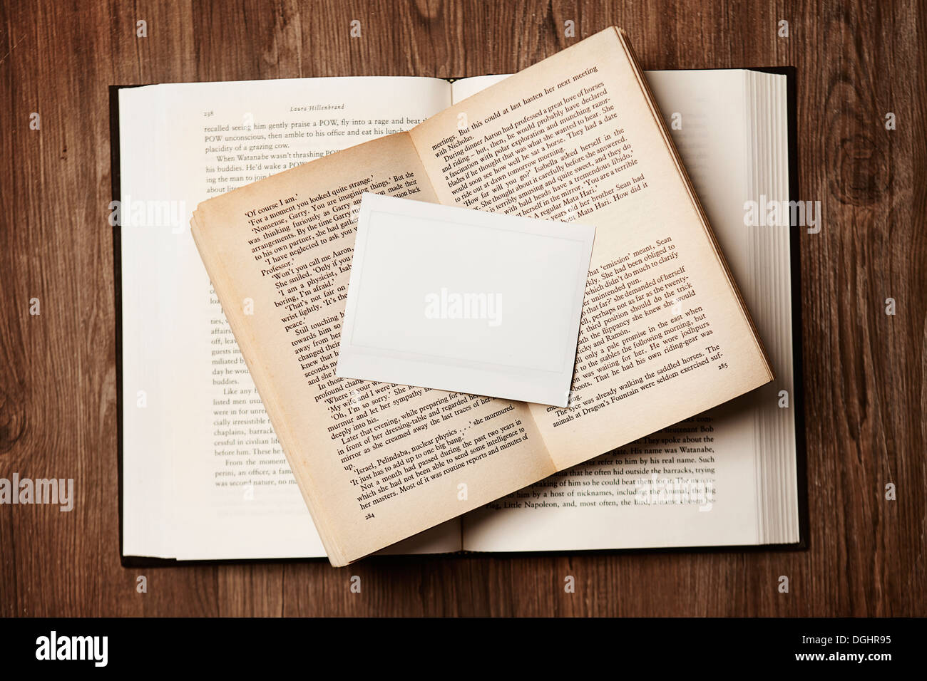 two books open on top of each other Stock Photo - Alamy