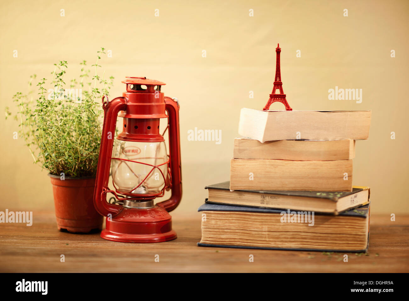 old looking books in a pile Stock Photo - Alamy
