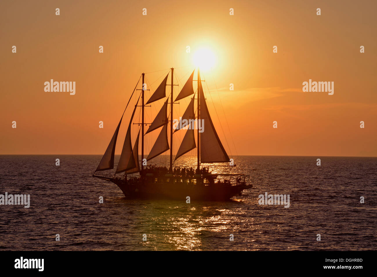 Sailing Ship Sunset