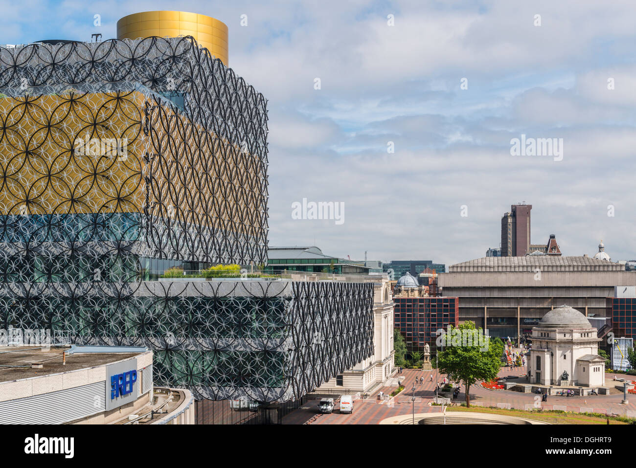 The new Library of Birmingham, in Centenary Square, Birmingham, England ...
