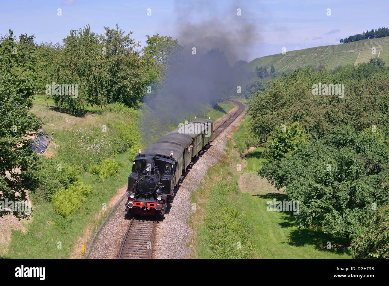 Achertalbahn, Achertal railway, historic steam train, Kappelrodeck ...