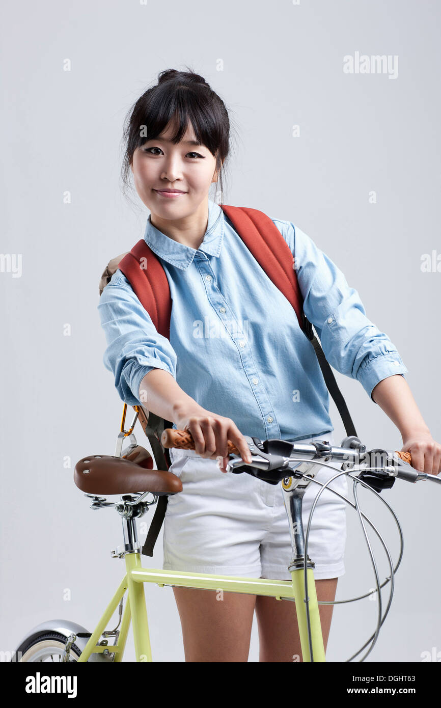Korean bicycle hi-res stock photography and images - Alamy