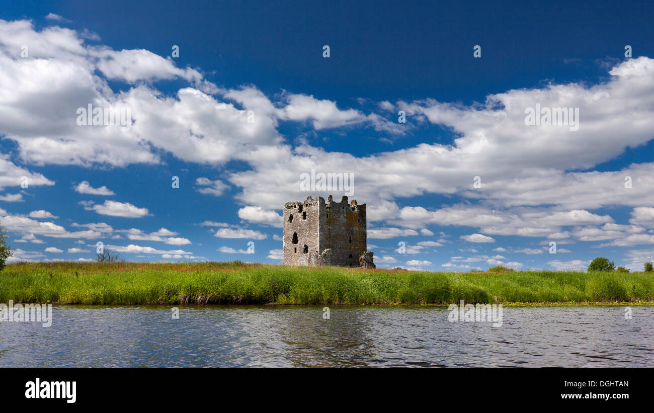 Ruins of Threave Castle on the River Dee, bei Castle Douglas, Dumfries ...