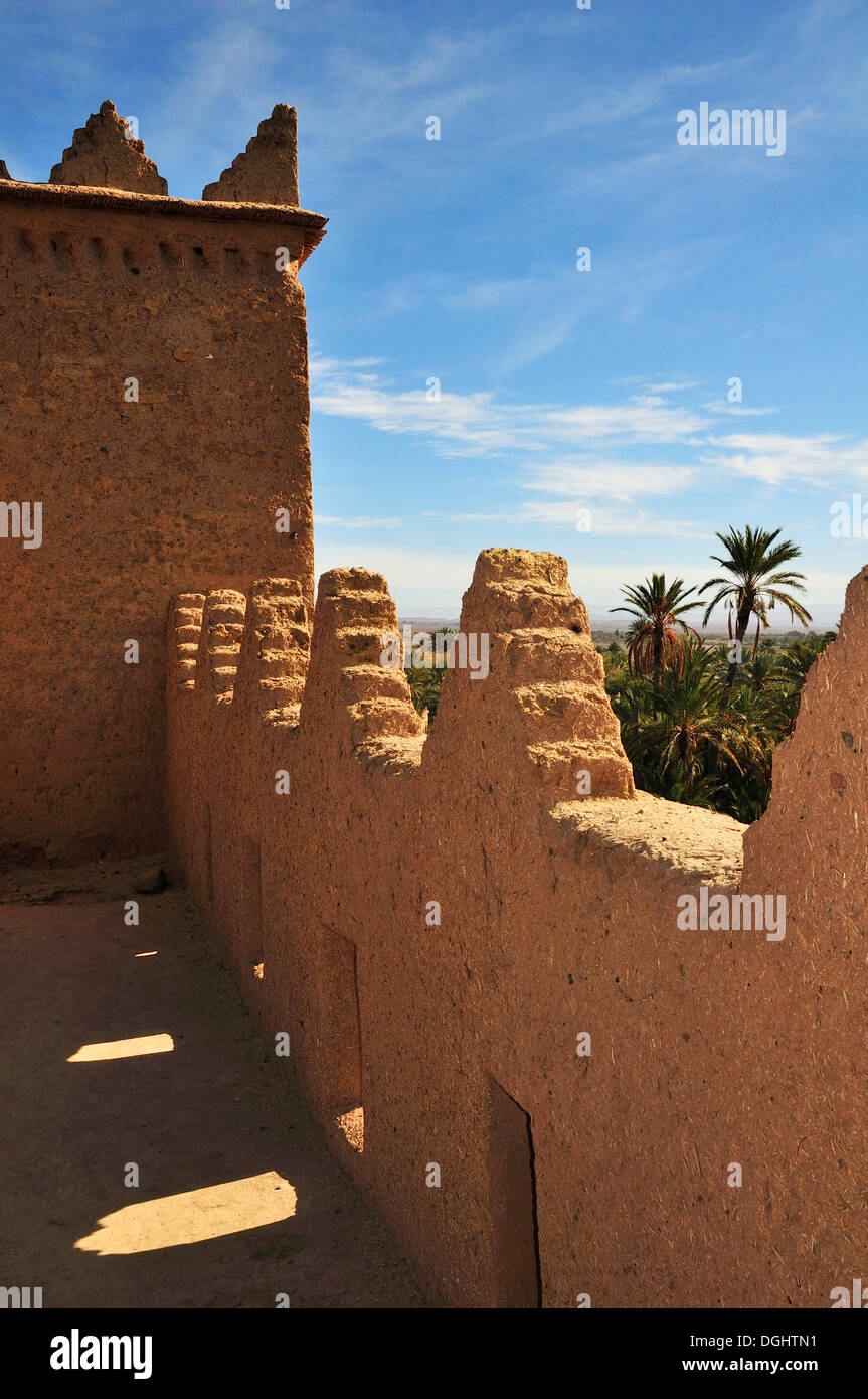Ksar, adobe architecture, Draa Valley, Morocco, Africa Stock Photo - Alamy